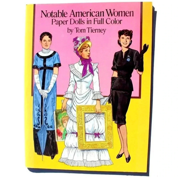 paper doll | Other | Vintage Notable American Women Paper Dolls In Full ...